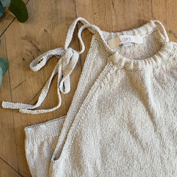 LOFT | Tops | High Neck Knit Tank From Loft | Poshmark